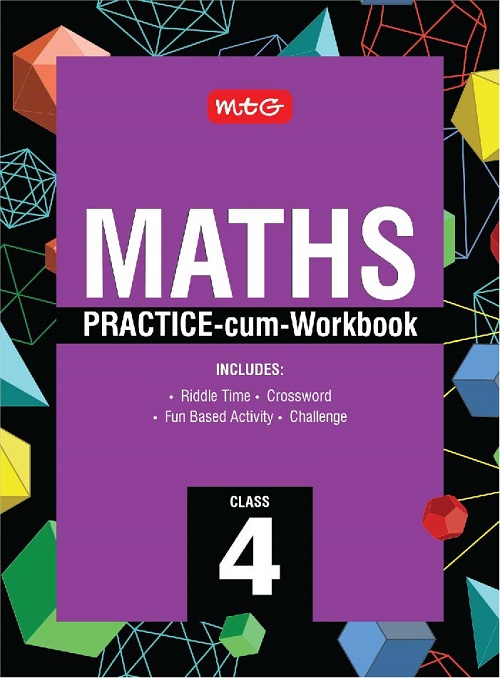 Class 4: Maths Practice cum Work Book | Science Olympiad Foundation