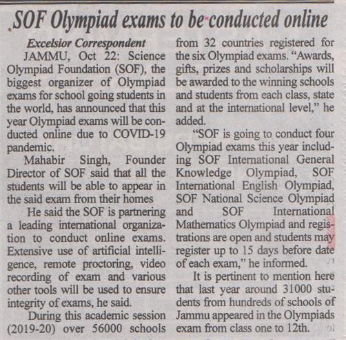 Gallery | Science Olympiad Foundation